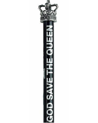Crown Pencil Topper - Pewter