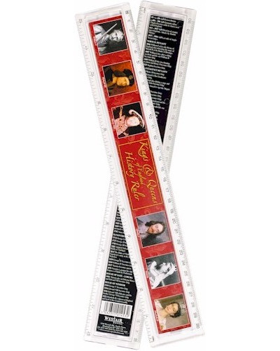 Kings & Queens of England Ruler - 30cm